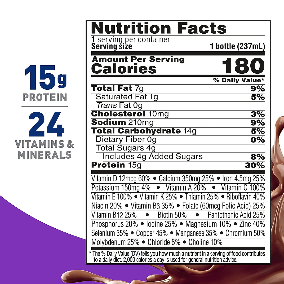 BOOST Women Balanced Nutritional Drink, Rich Chocolate, 8 FL OZ (Pack of 6)