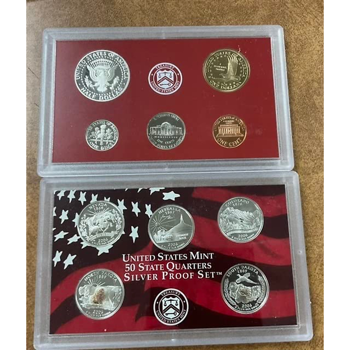 2006 S Silver Proof Set, may have natural toning on silver Various US Mint Proof
