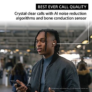 Sony WF-1000XM5-BLACK Wireless Noise Canceling High-Res Earbuds with an Additional 1 Year Coverage (2023)(USED)