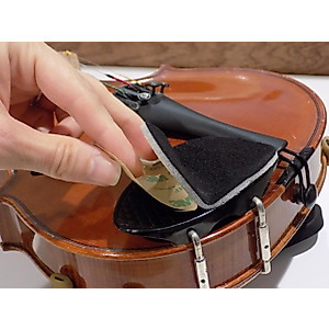 Foam Violin Chin Rest Pad with Adhesive Backing for Full Size 4/4 Also Fits 3/4 Chinrest