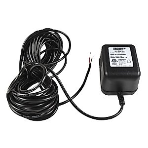 HQRP 24-Pack 24V AC Adapter Transformer Works with Nest Hello Nest Skybell Ring Doorbeell Video 1, 2, Pro, Nest Ecobee Honeywell Sensi Thermostats, C-Wire, 25ft Cable