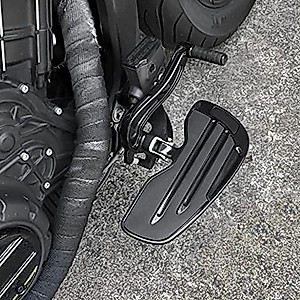 GUAIMI Driver Floorboards Footpegs Compatible with Indian Scout Sixty Bobber Replace Part Number: 2883056-659 - Black
