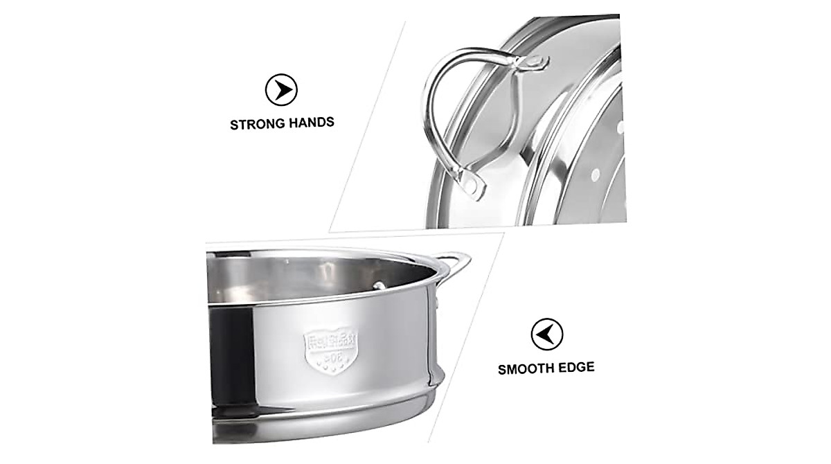 RUNROTOO Stainless Steel Food Steamer - Perfect Cooking Tool