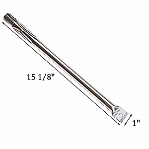 Htanch PN1631(5-Pack) A1631(5-Pack) 15 1/16" Heat Plate and Burner Replacement Kit for Kenmore Sears P01705009E, P01708034E, P02008010A, P02008029A, Grill Chef PAT502, PAT-502