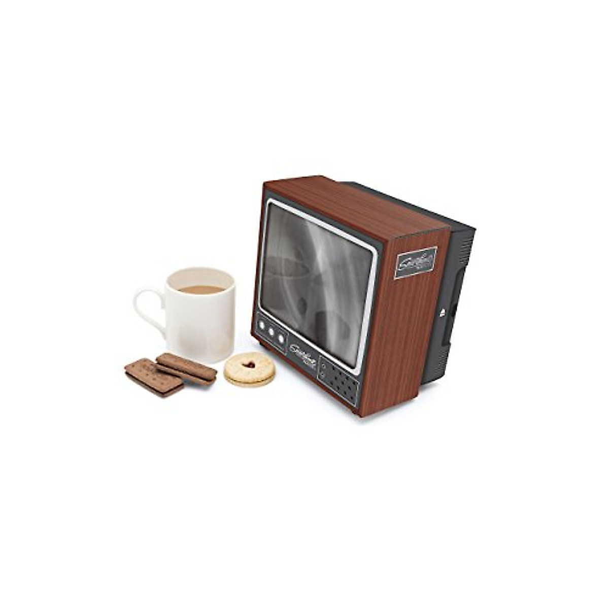 Phone Screen Magnifier – Retro Style 8-Inch TV Cell Phone Magnifier – Cell Phone Movie Screen With Stand, 2X Magnification