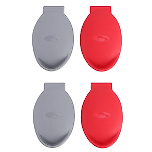 Hemoton 4pcs Silicone Oyster Clip Silicone Oyster Opener Clam Shucking Tools Oyster Shucker Oyster Shucking Tool Shellfish Opening Tool Oyster Shucking Hand Clip Oysters Shucking Tool