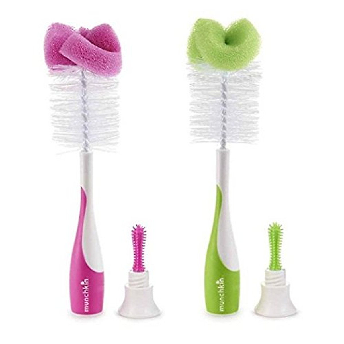 Munchkin Sponge Bottle Brush 1/Pack, Colors may vary