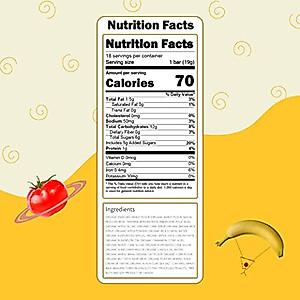 Earth's Best Organic Kids Snacks, Sesame Street Toddler Snacks, Organic Sunny Days Snack Bars for Toddlers 2 Years and Older, Apple with Other Natural Flavors, 7 Bars