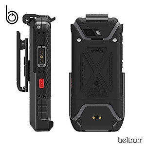 BELTRON Heavy Duty Rotating Belt Clip Holster for Sonim XP5S XP5800 (AT&T FirstNet Sprint) Secure Fit & Quick Release Latch (Durable Reliable & Lightweight) - NOT for XP5