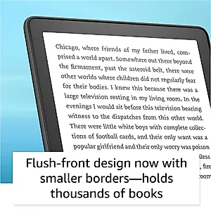 Kindle Paperwhite (8 GB) – Now with a 6.8" display and adjustable warm light – Black