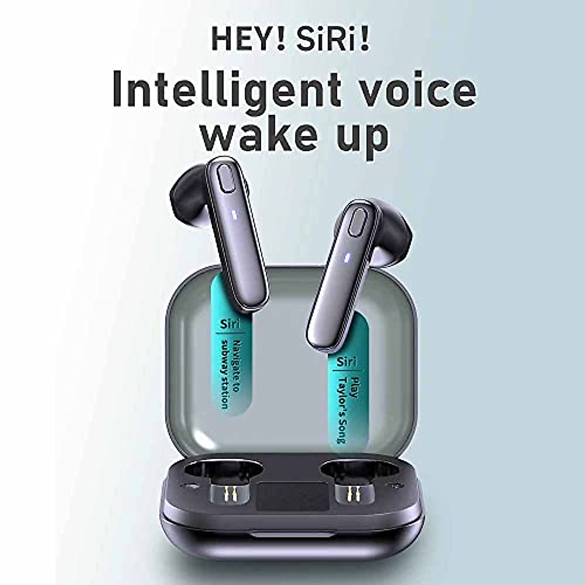 Earphone Bluetooth Wireless Headset Waterproof Deep Bass Earbuds True Wireless Stereo Headphone with Mic Sport Earphone (Color : A)