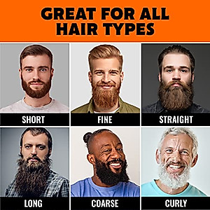 Tame the Wild's Deluxe Beard Grooming Kit - Includes Orange Walnut Beard Wash, Two Premium Beard Oils, & Two Beard Balms in Sandalwood & Citrus Scents - Beard Growth Kit for Men - Gift Set