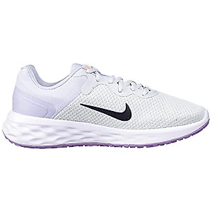 Nike Womens Revolution 6 RN Running Shoe DC3729 004 (Pure Platinum/Cave Purple, 7)