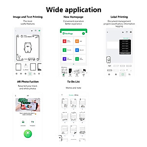 JEPODOR PeriPage Mini Portable Paper Photo Pocket Thermal Printer 58 mm Printing Wireless Bluetooth Android iOS Printers (Brown)