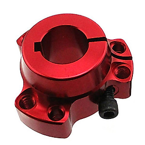 DJ-Motor Red 1" 25mm Bore with 1/4" Keyway Lightened Billet Rear Wheel Hubs for Go Kart Drift Trike
