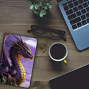 Case for All-New Kindle Fire HD 10 & 10 Plus Tablet 11th/13th Generation 2021/2023 Lightweight Smart Case Adjustable Stand Protective Cover with Auto Wake/Sleep - Purple Dragon