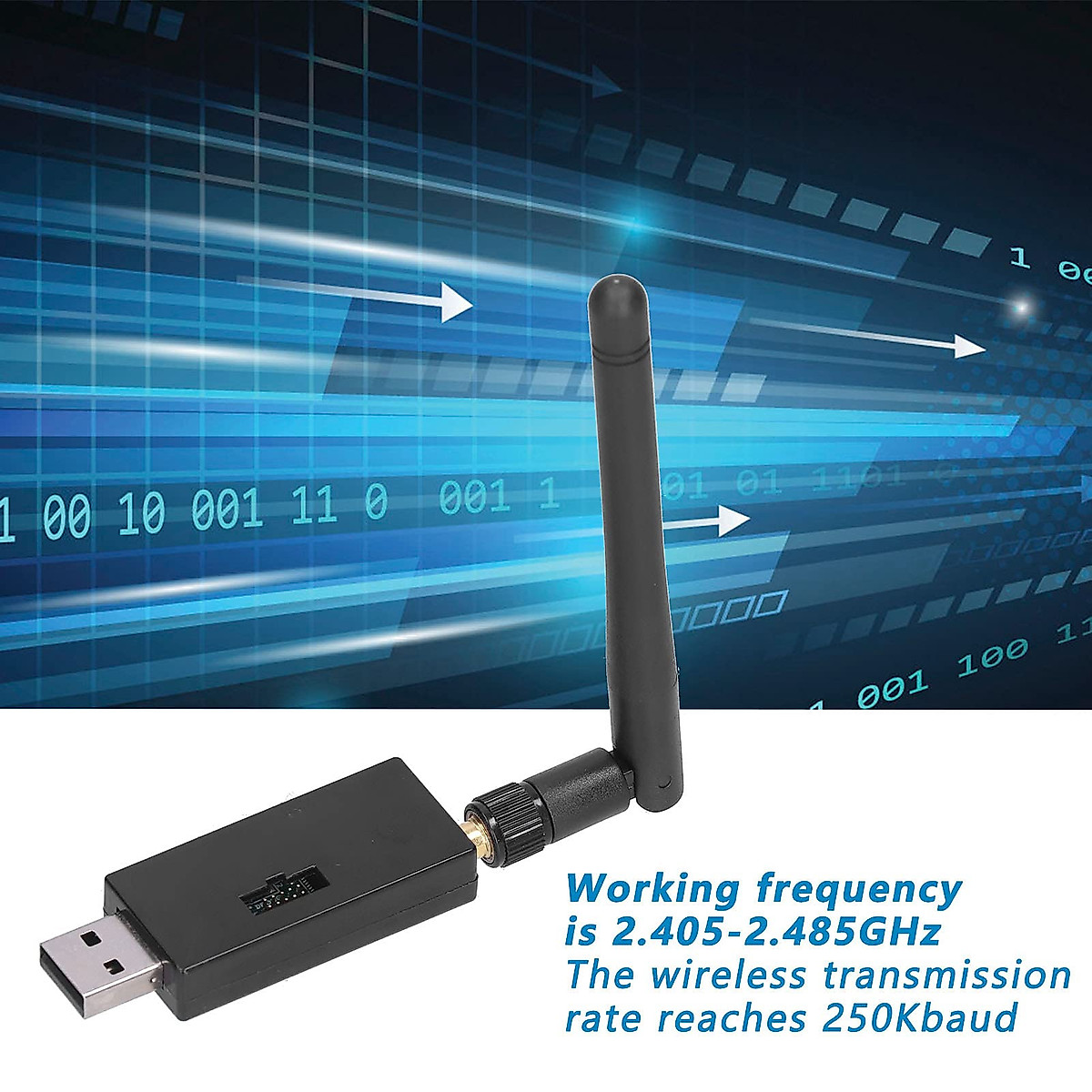 Dioche Zigbee USB Dongle Plus Gateway, Sniffer Protocol Module, for Zigbee Sniffer Bare Board USB Interface with Antenna Capture Packet Module (CC2531)