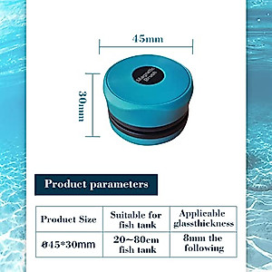 FAZCCMLY Magnetic Aquarium Glass Cleaner for Nano Fish Tank