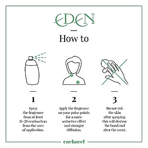 Cacharel Eden Eau de Parfum Spray Perfume for Women, 1.7 Fl. Oz.