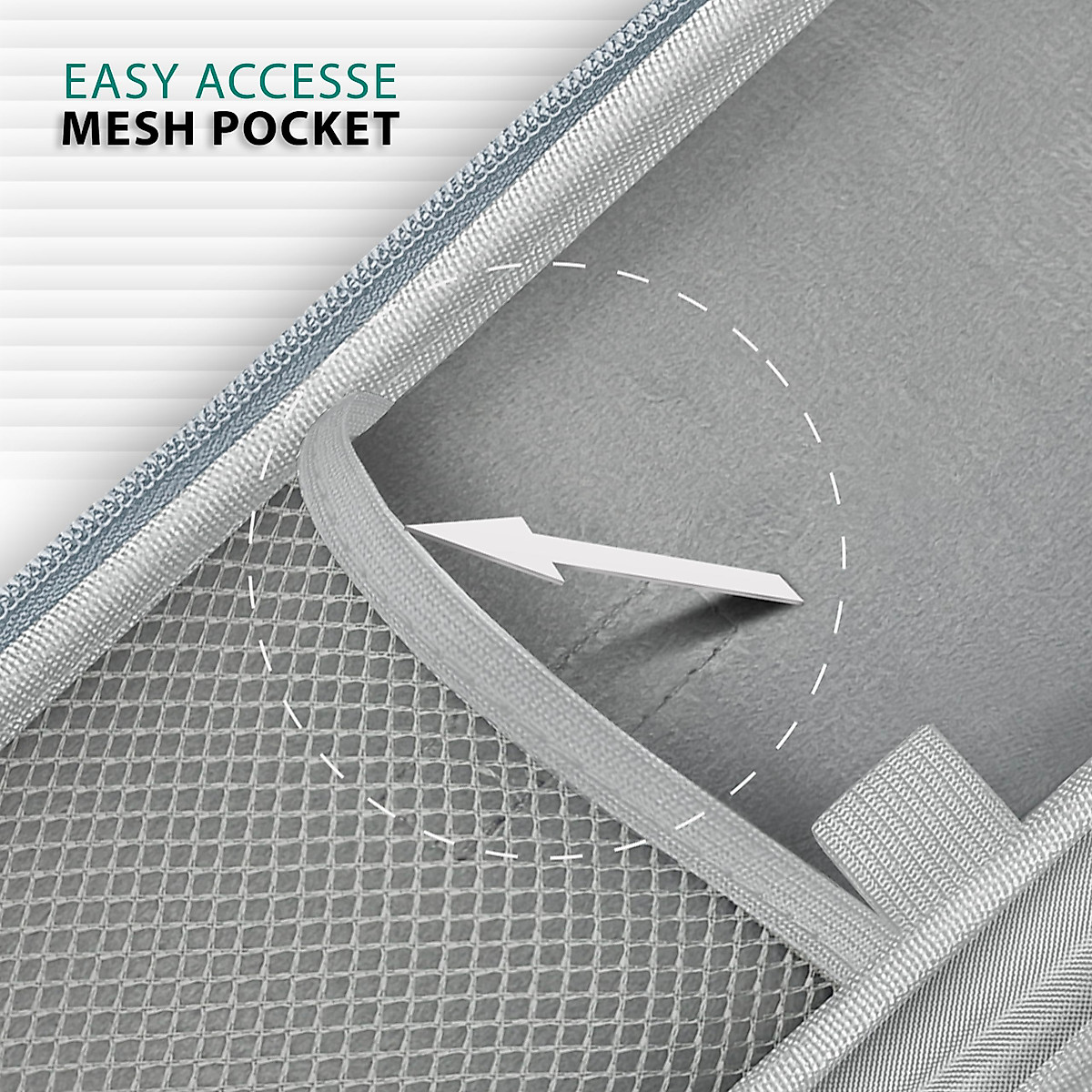 ASA TECHMED Stethoscope Hard Case for 3M Littmann Classic III, Lightweight II S.E, MDF Acoustica Deluxe Stethoscopes - Stethoscope Bag for Nurse Accessories (Case Only)