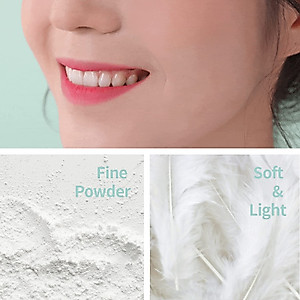SAAT INSIGHT Anewm Sebum Control Drying Powder 5g - Oil Control Powder for Long-Lasting Clean Skin, Sebum Control Blotting Powder to Provide Transparent Makeup Finish, and Blur Fine Lines & Pores