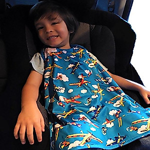 Bib-On, Full-Coverage Bib and Apron Combination for Infant, Baby, Toddler Ages 0-4. (Dinosaurs)