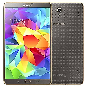 Samsung Galaxy Tab S 8.4" Tablet (Titanium Bronze SM-T700NTSEXAR 32GB SSD)