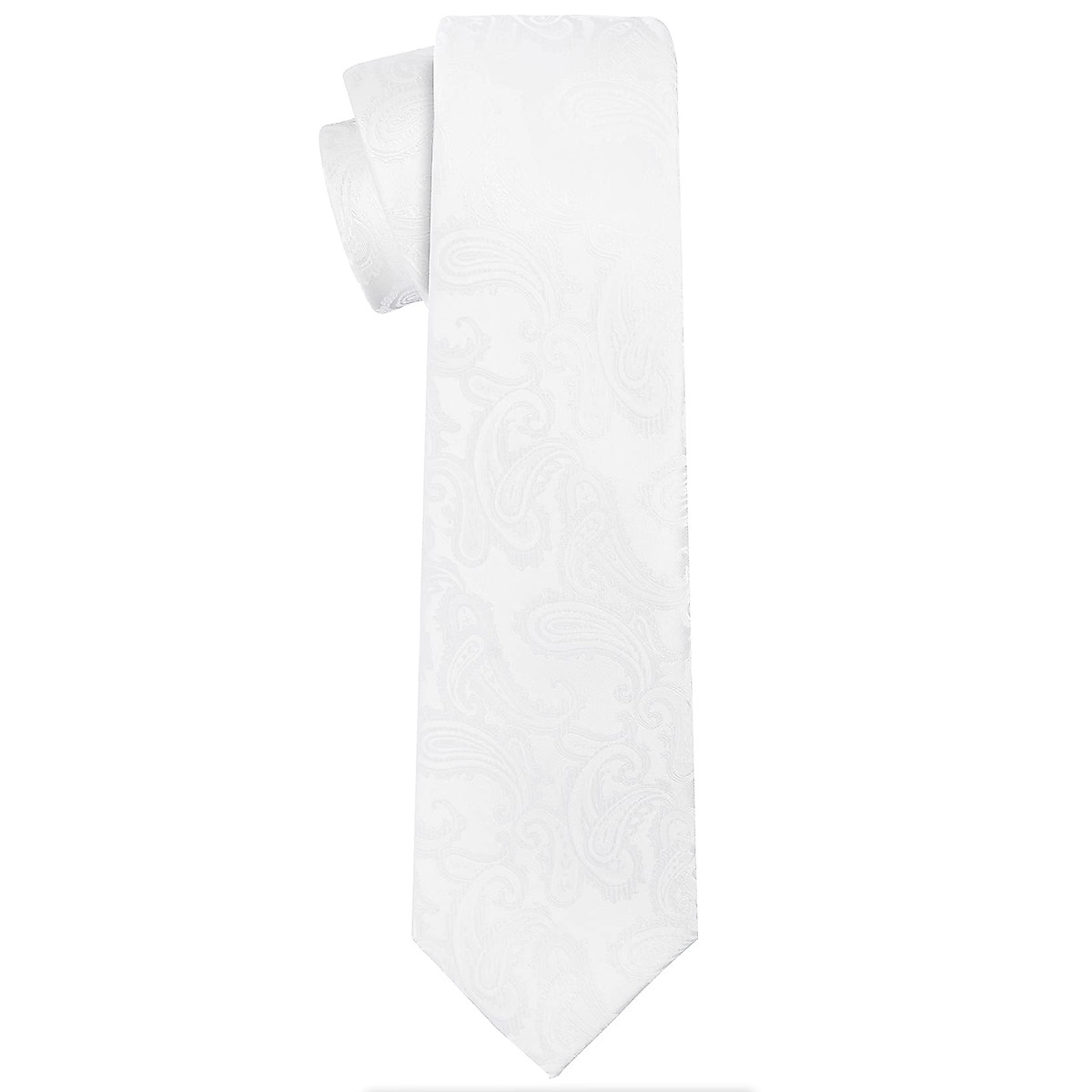 KissTies Mens Necktie Paisley Tie + Gift Box