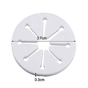 Hai Lan 7 PCS Sock Holder Rings Sock Organizers Sorters Locks Sock Buckle Sock Clip Sock Storage No Mess