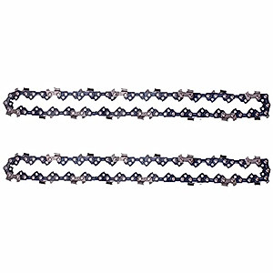 Abroman 2 Pack S52 AdvanceCut 14-Inch Chainsaw Chain 3/8 LP .050" 52 Drive Links Compatible with Craftsman Poulan Ryobi Portland Harbor Freight 64497 64498 Homelite Echo Greenworks SWJ699E Sun Joe Saw