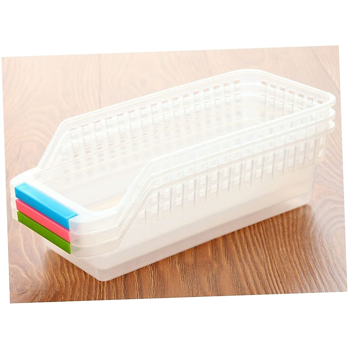 Cabilock Box Refrigerator Fruit Container Kitchen Container Fruit Organizer Refrigerator Organizer Small Refrigerator for Room Beverage Refrigerator Fridge Bins Kitchen Organizer Food Soda