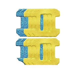 TUITA 10Pcs Rubbing Mop Pads .Compatible for Hobot 298. Window Cleaning Robot Accessories Rag Microfiber Material Wet Cleaning+Dry