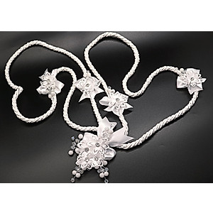 Lassos Boutique Ivory White Wedding Lasso Rope Traditional Lazo Cord (White)