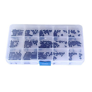 Screw 300Pcs Universal Laptop PC Computer Steel Screws Set Repair Kit with Storage Box