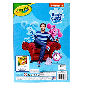 Crayola Blues Clues Coloring Book with Stickers, Gift for Kids, 96 Pages, Ages 3, 4, 5, 6
