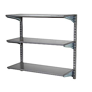 Triton Storability Products 1794 Wall Mount Shelving Unit with 3 Steel Shelves
