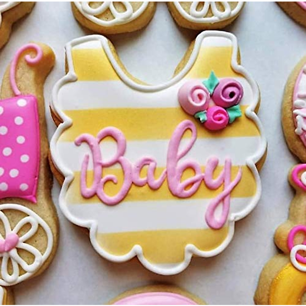 Baby Bib Cookie Cutter 3.25" Made in USA by Ann Clark