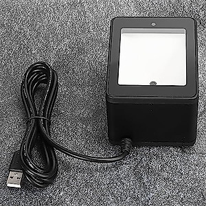 Mtlavishness Barcode Scanner 17. 0×10. 0×9. 0 Desktop Barcode Scanner Qr Scanning Supermarket Mobile Payment Yhd 9800Yhd 9800 Desktop Scanner Yhd 9800