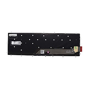 Abakoo New Keyboard Replacement for Inspiron 15 Gaming 7566 7567 Inspiron 15-7566 7567 5567 5565 5568 5570 5575 7566 Keyboard US Backlit Red 03R0JR