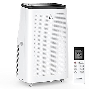 Acekool Portable Air Conditioner 14,000 BTU 3-IN-1 Quiet AC Unit with Remote Control, Built-in Dehumidifier, Fan, Auto, Sleep Modes, Cools Room up to 750 sq. ft, Exhaust Hose & Window Kit, 24H Timer