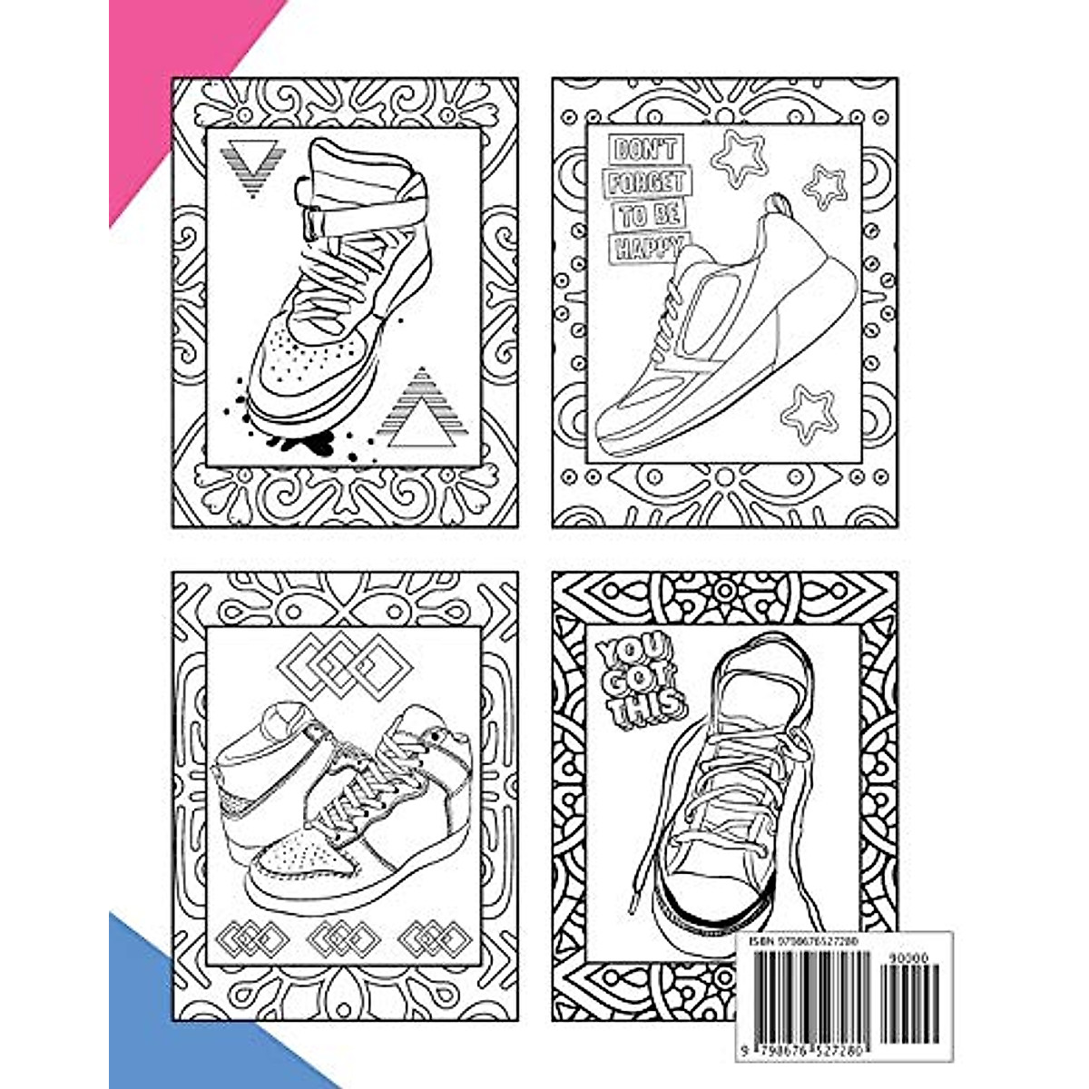 Sneakers Coloring Book: Gorgeous Coloring Book for Adults