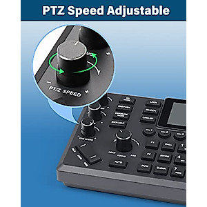FoMaKo PTZ Camera 30X Bundle HDMI 3G-SDI IP PoE HDMI PTZ Camera for Church Worship(2pcs) PTZ Controller PoE IP PTZ Camera Controller Keyboard (PTZ Bundle FMK30SDIx2+KC608 Pro)