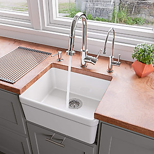 ALFI brand ABKF3262-PC Kitchen Faucet, 14.9"H, Polished Chrome