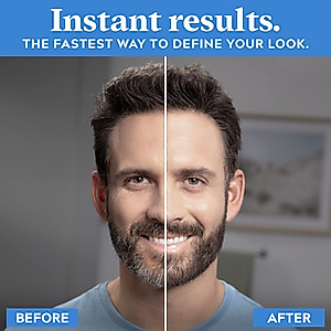 Just for Men 1-Day Beard & Brow Color, Temporary Color for Beard and Eyebrows, For a Fuller, Well-Defined Look, Up to 30 Applications, Light Brown