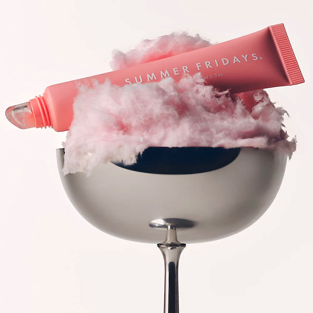 Summer Fridays Tinted Lip Butter Balm - Conditioning Vegan Lip Balm for Instant Moisture, Shine & Hydration - Sheer-Tinted, Soothing Skincare - Pink Sugar (.5 Oz)