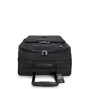 Kipling New Youri Spin Small 4 Wheeled Rolling Luggage Black Noir
