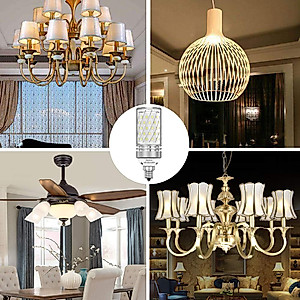 TSOCO E12 LED Bulbs,12W LED Chandelier Light Bulbs,100 Watt Equivalent,6000K Daylight White,1200LM,Non-Dimmable Ceiling Fan Light Bulbs,Pack of 3 (Daylight-12w)