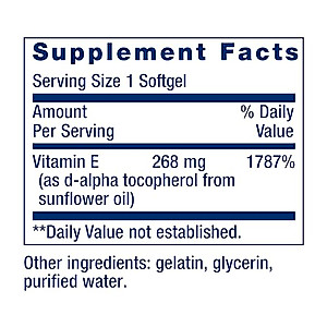 Life Extension Super Vitamin E 268 mg - For Heart, Brain & Immune Health -Offers Antioxidant Protection & Promotes Inflammatory Response - Gluten Free, Non-GMO, 90 Softgels