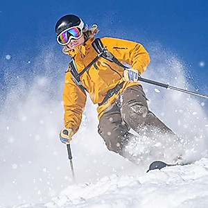 Camlinbo 3 Pack Ski Goggles Anti Fog Snowboard Snow Goggles for Kids Women Men Winter Sports Skiing, Skating, Motorcycling