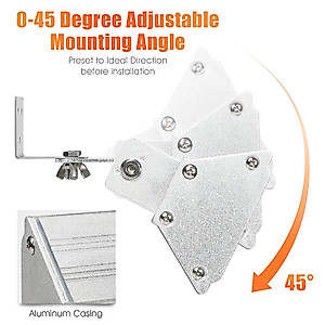 COSTWAY Electric Patio Heater 1500w, Wall-mounted Infrared Heater with Remote Control, 24H Timer, 9 Heat Setting, Quiet Outdoor Patio Heater for Garage, Home, Balcony